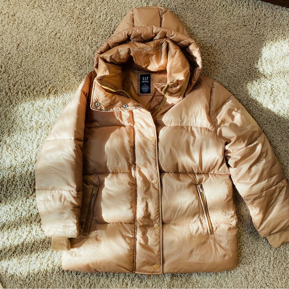 Gap Bug Puffer Coat Camel Medium - Gem